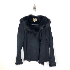 Nigel Preston & Knight | Jackets & Coats | Nigel Preston Suede Fur ...
